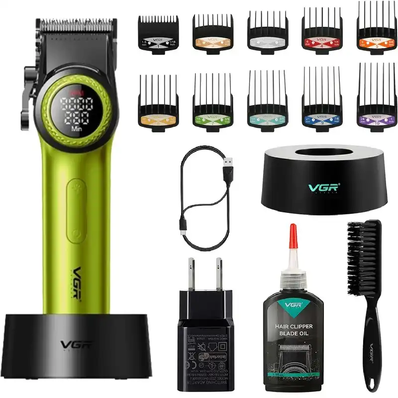 ماشین اصلاح وی جی آر مدل VGR V-001 green - فروشگاه اینترنتی ناسک لند